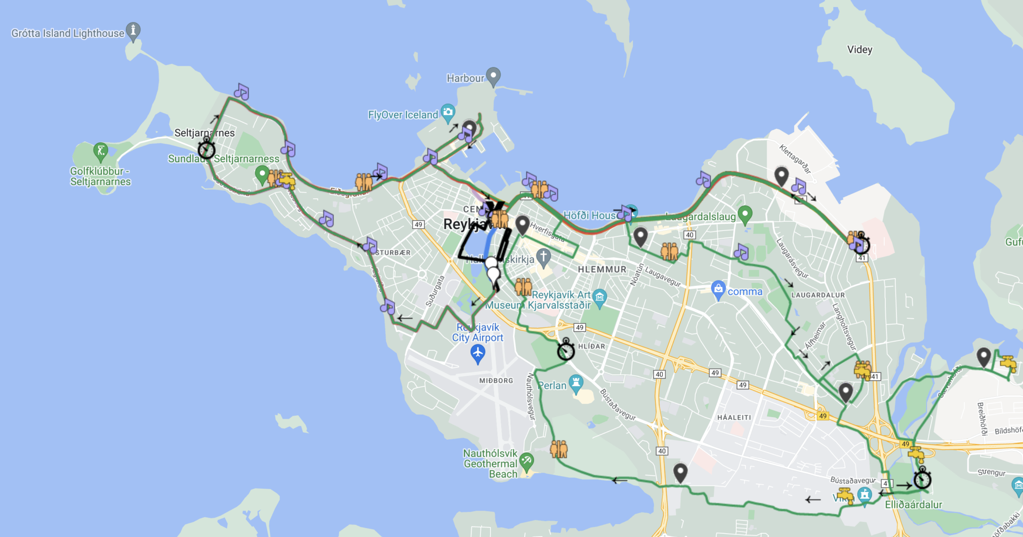 Reykjavík Marathon 2022 - วิ่งรอบโลก: Running the World